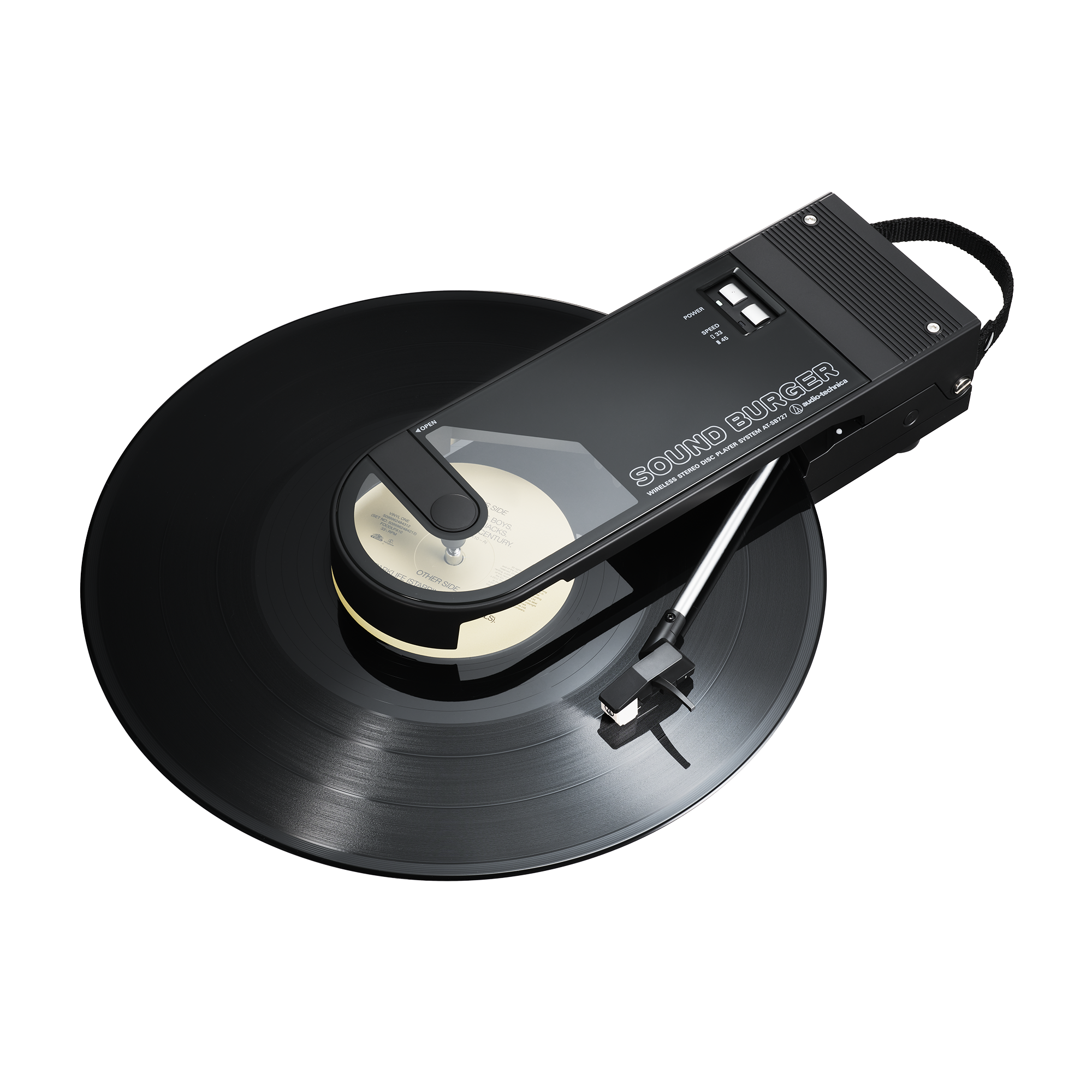 Audio Technica AT-SB727 Sound Burger Portable Record Player - [LP BT ...